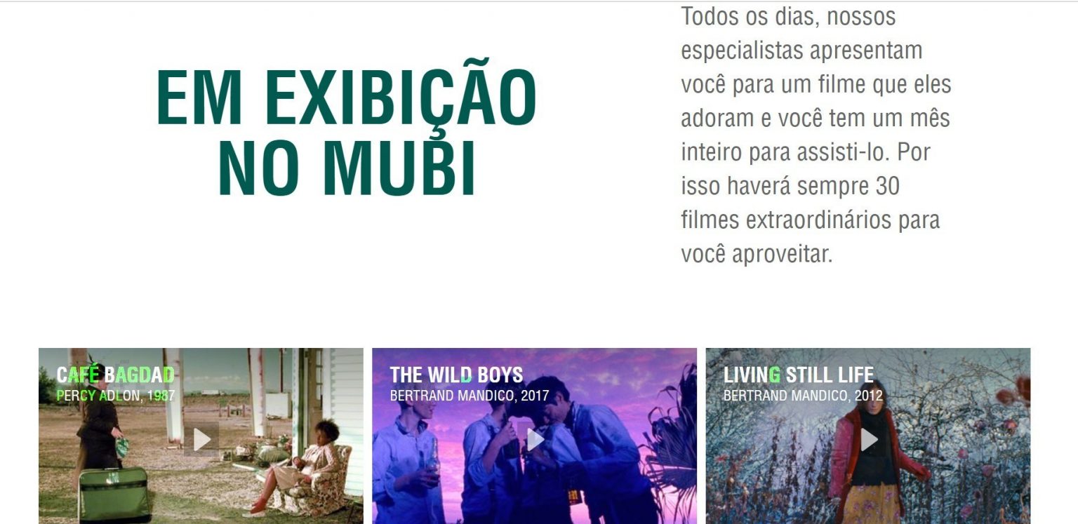 MUBI: o streaming de filmes de arte | Leitura Fílmica